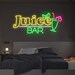 Juice Bar Led Sign, Bar Neon Sign, Wall Decor, Juice Neon Sign, Custom ...
