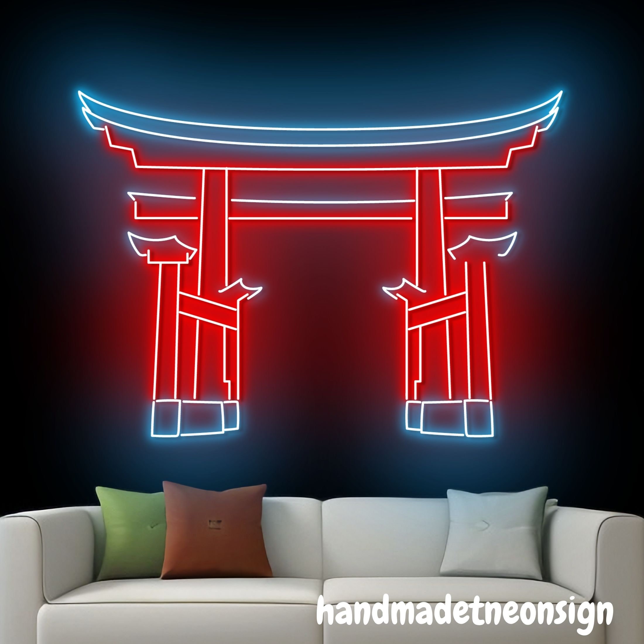Torii Gate Neon Sign, Torii Gate Led Sign, Torii Gate Japan Neon Light ...