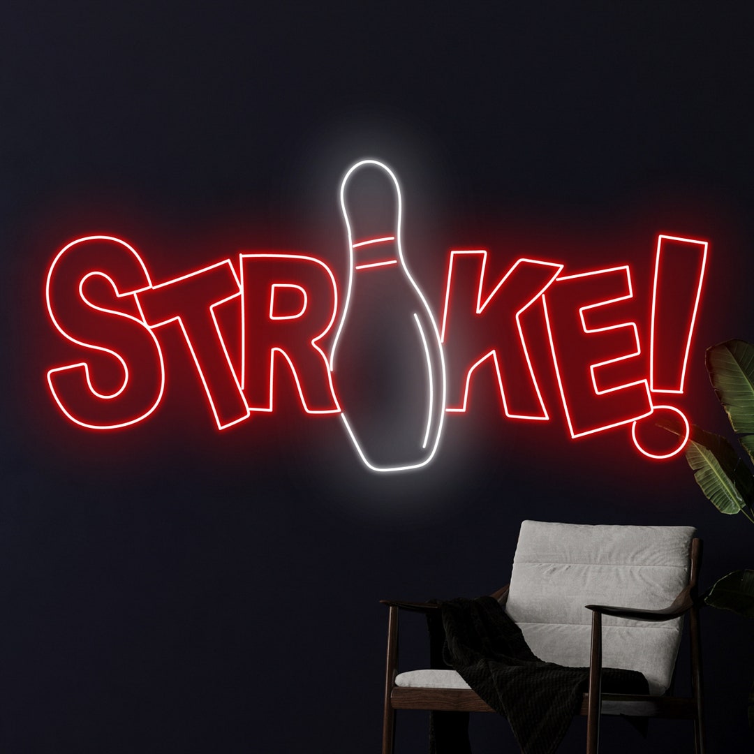 Bowling Neon Sign, I'd Hit That Bowling Led Sign, Bowling Led Light ...