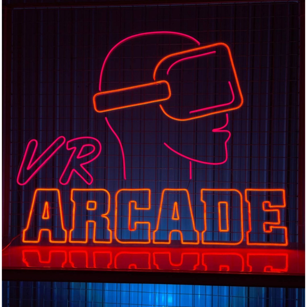 VR Arcade Led Sign, VR Arcade Neon Light, VR Arcade Neon Sign, Arcade ...