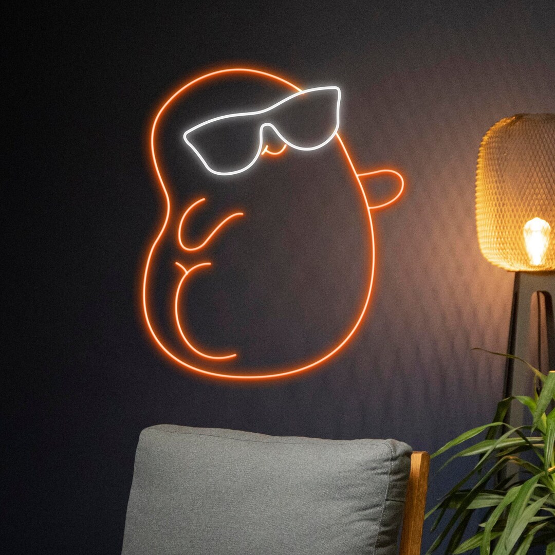 Potato Glasses Neon Sign, Sunglasses Potato Led Sign, Potato Eyeglasses ...