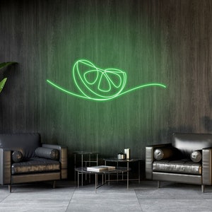 Orange Neon Sign, Orange Led Sign, Custom Neon Sign, Best Gifts, Fruit ...