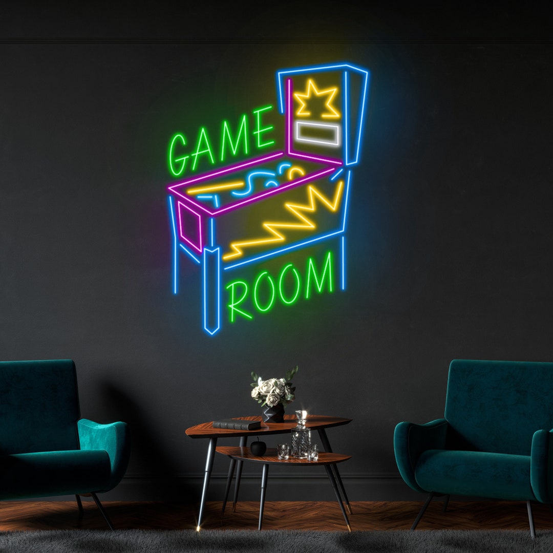 Arcade Game Room Led Sign, Arcade Neon Sign, Wall Decor, Game Room Neon ...