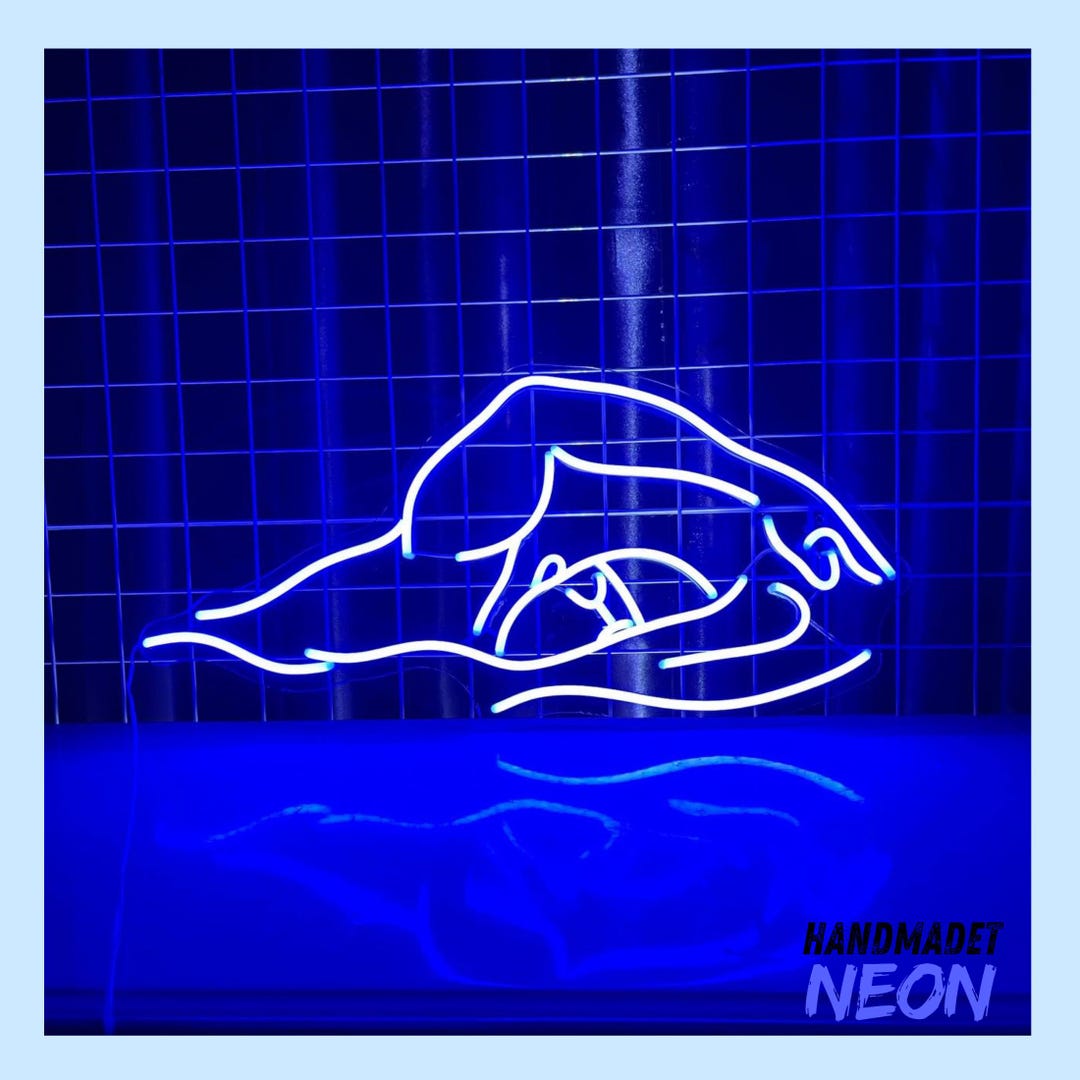 Swimmer Neon Sign, Custom Swimmer Led Sign, Swimming Neon Light ...