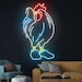 Chicken Neon Sign, Chicken Led Sign, Chicken Neon Light, Animal Led ...