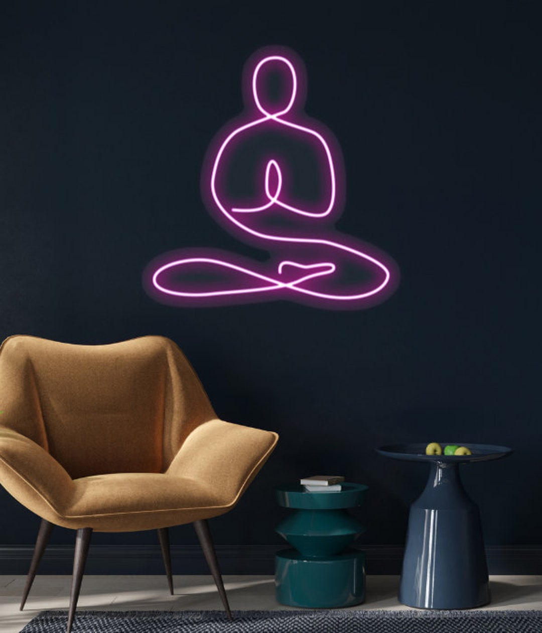 Buddha Neon Sign, Yoga Led Decor, Buddhist God Led Light Sign, Custom ...
