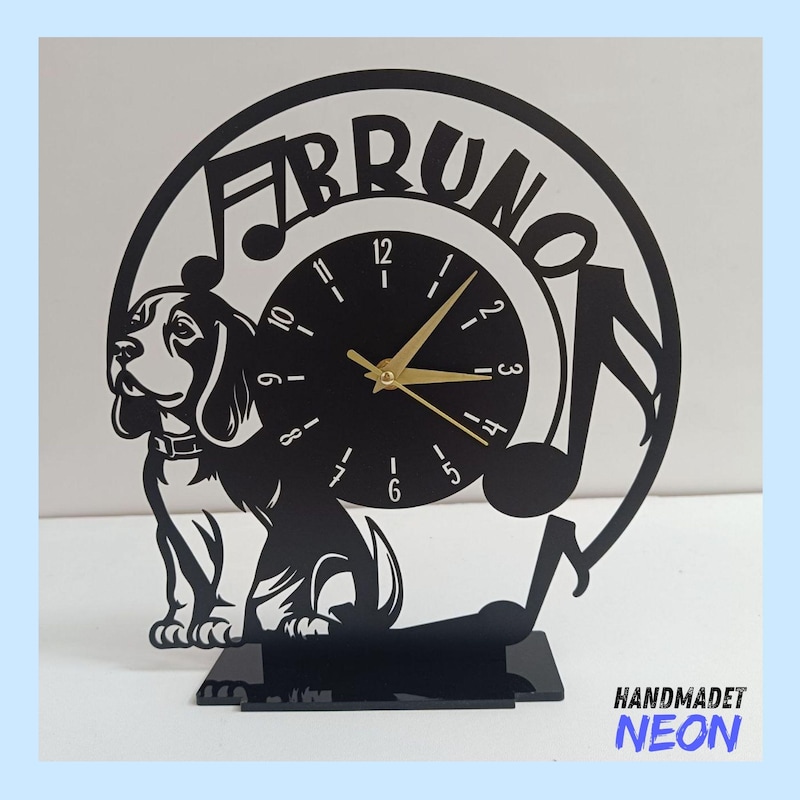 Dog Clock - Etsy