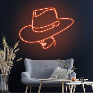 Cowboys Neon Sign, Western Man Neon Sign, Wall Decor, Bar Neon Sign ...