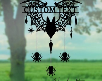 Personalized Metal Donkey Wind Chime, Custom Metal Farmhouse Garden ...