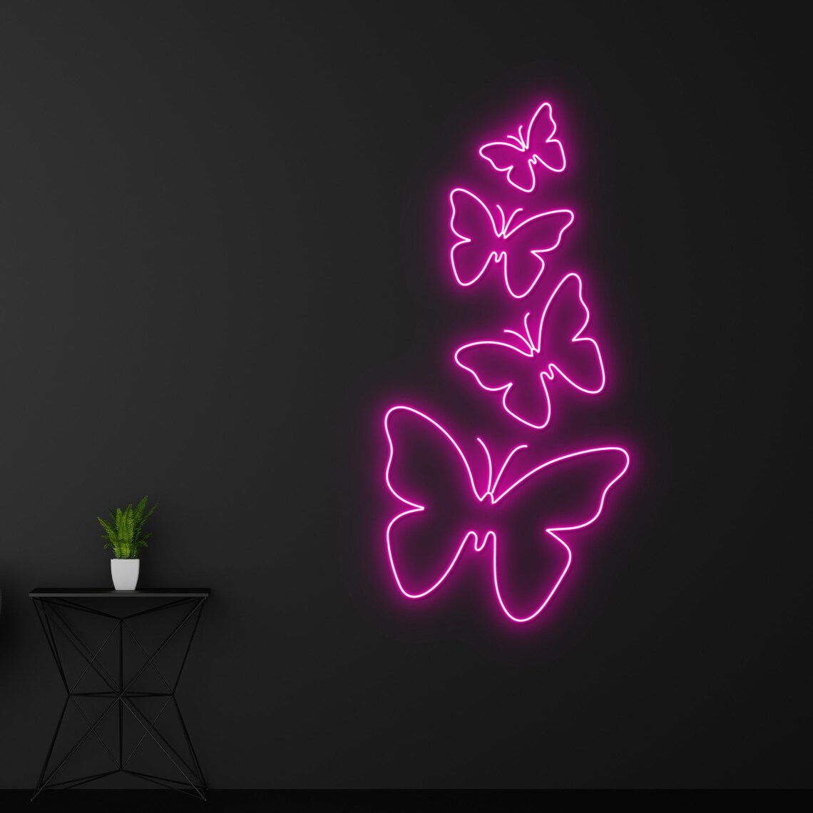 Butterflies Neon Sign, Butterfly Neon Light, Butterfly Led Light ...