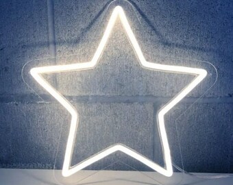 Star Led Neon Sign - Etsy