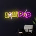 Lollipop Neon Sign, Lollipop Led Sign, Lollipop Candy Neon Light, Candy ...