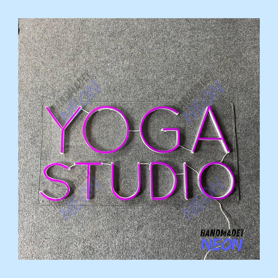 Yoga Studio Neon Sign, Yoga Led Sign, Yoga Led Light, Custom Yoga Name ...