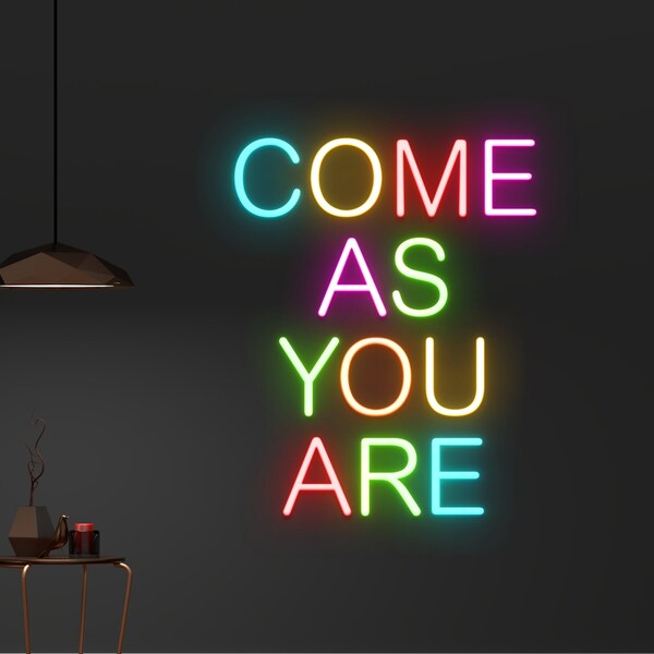 Come as You Are Sign - Etsy