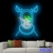 Fencing Neon Sign, Fencing Led Sign, Fencing Neon Light, Martial Arts ...