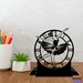 Custom Ballerina Tabletop Metal Clock, Ballet Dancer Gift Office ...