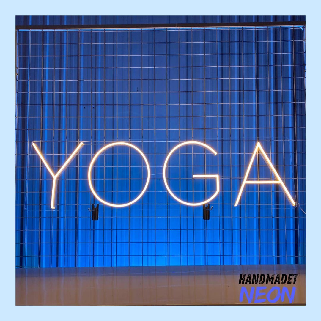 Yoga Neon Sign, Yoga Studio Led Sign, Yoga Pose Neon Light, Yoga Studio ...