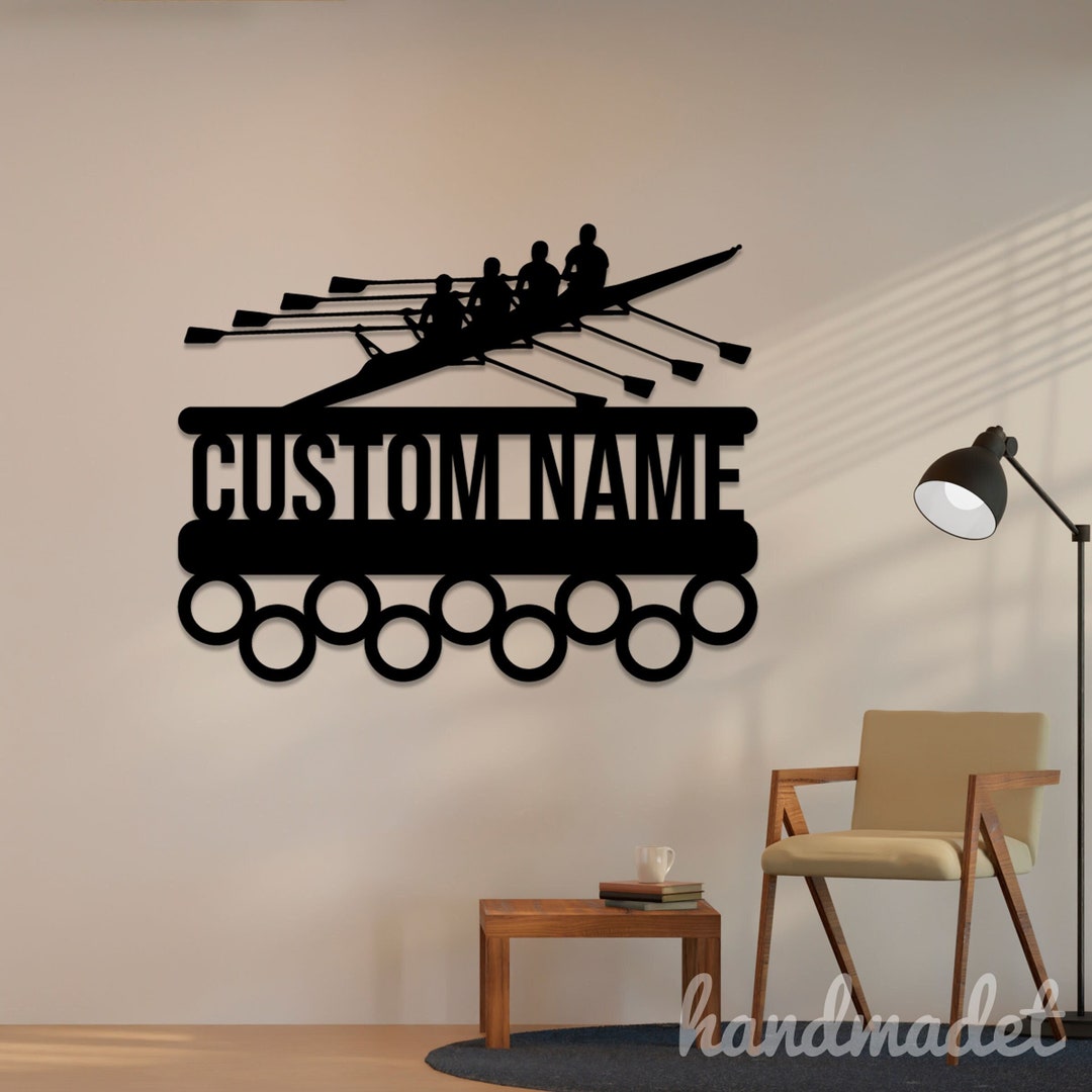 Custom Kayak Rowing Medal Hanger, Athlete Medal Holder, Sport Metal ...
