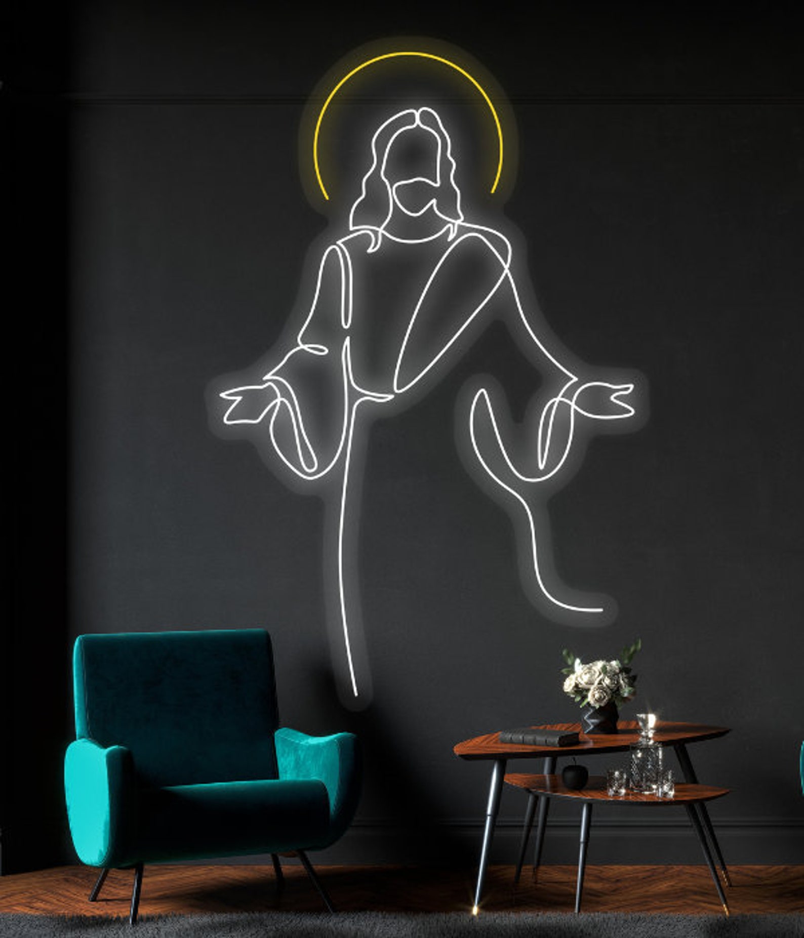 Jesus Neon Signs, Jesus Art Signs, Best Christmas Gifts, Christmas ...