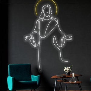 Jesus Neon Signs, Jesus Art Signs, Best Christmas Gifts, Christmas ...