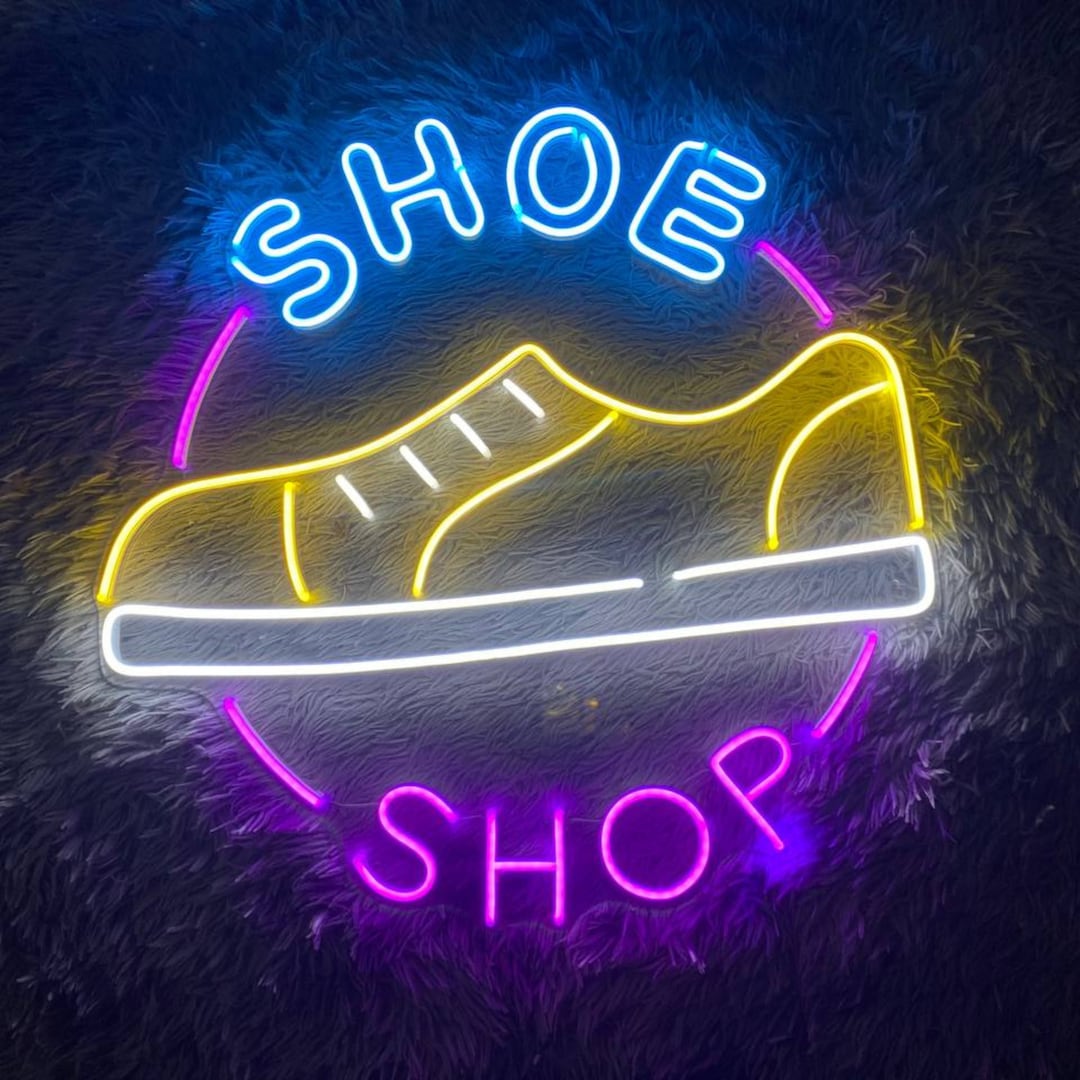 Shoes Shop Neon Sign, Shoes Store Neon Lights, Sport Shoes Signs, Shop ...