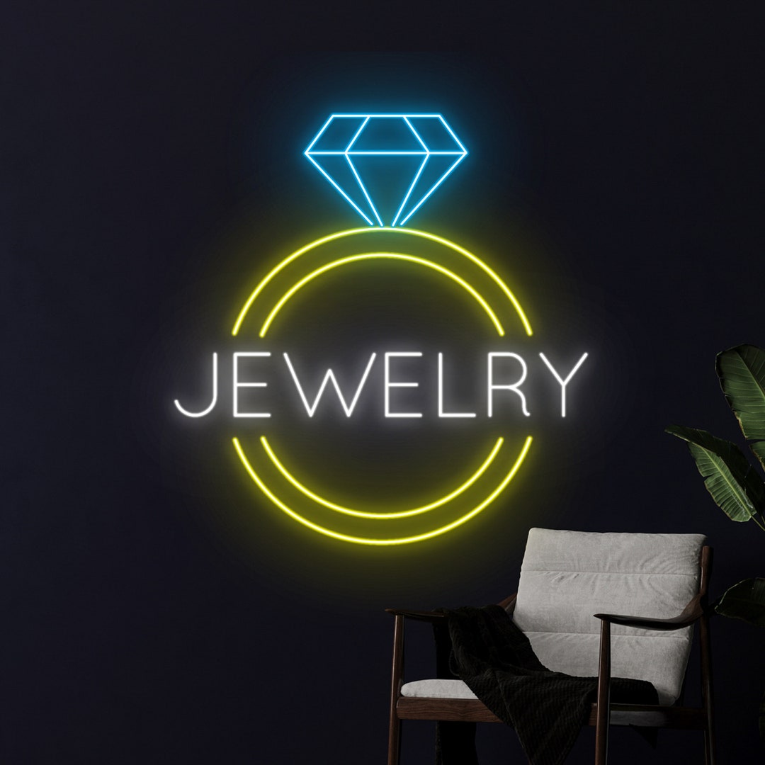 Jewelry Neon Sign, Jewelry Neon Light, Jewelry Led Sign, Jewelry Led ...