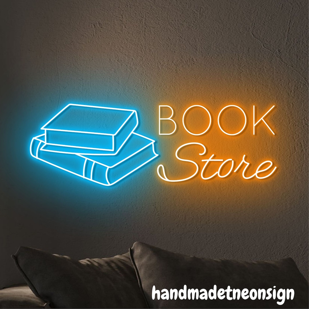 Book Store Neon Sign, Book Lover Led Sign, Bookish Neon Light, Read ...