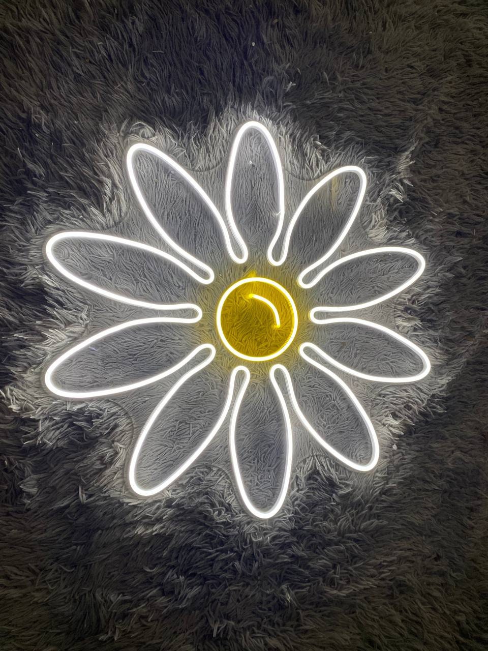 Daisy Flower Neon Sign, Daisy Bedroom Light Sign, Custom Flower Neon ...