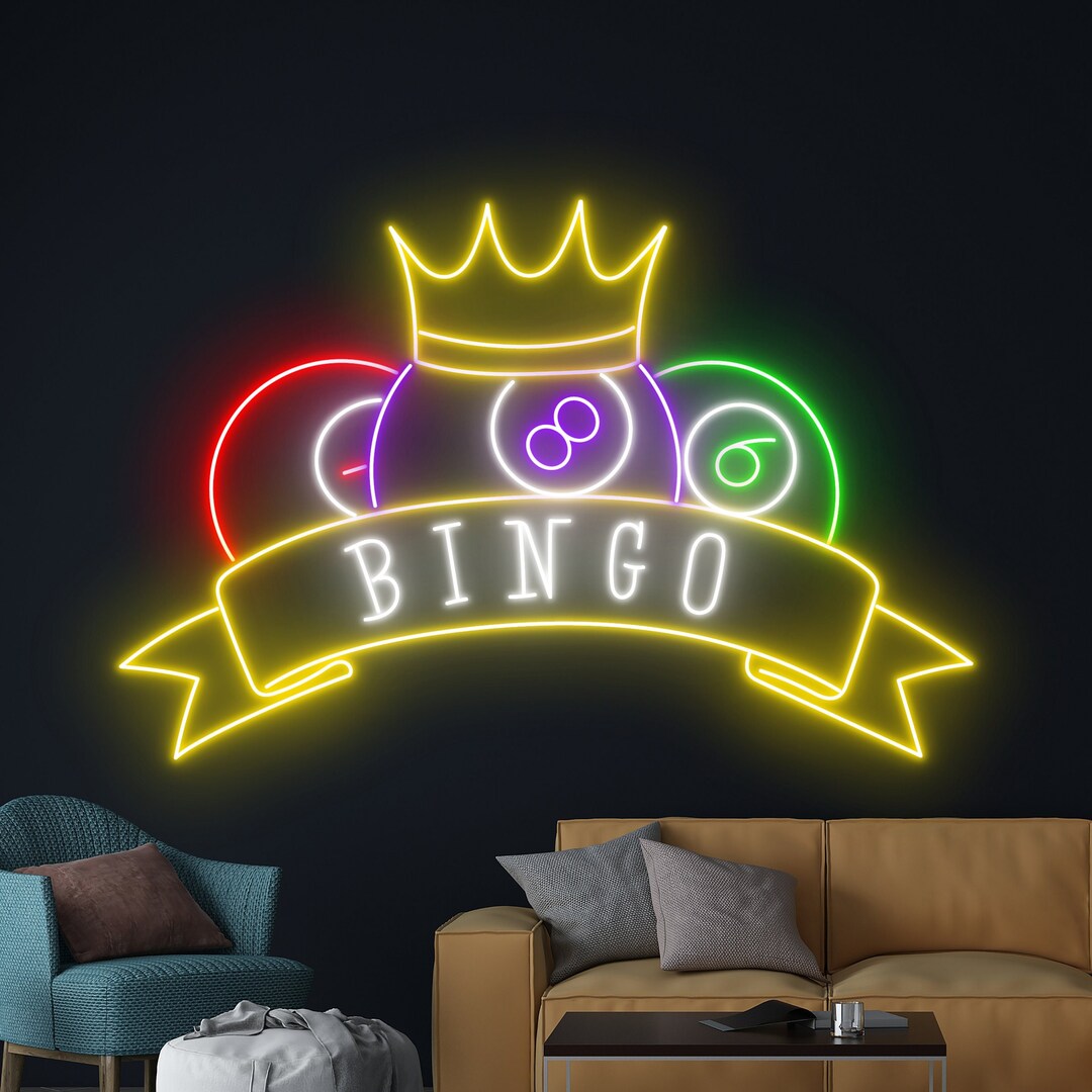 Bingo Led Neon Sign, Custom Bingo Led Light Sign, Custom Bingo Neon ...