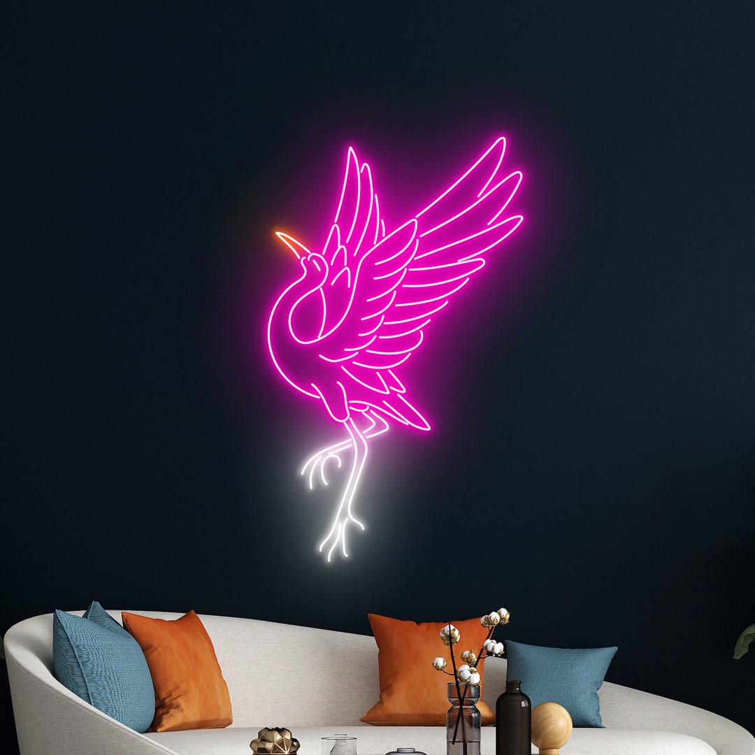 Flamingo Neon Sign, Flamingo Decor, Custom Flamingo Decorations, Led ...