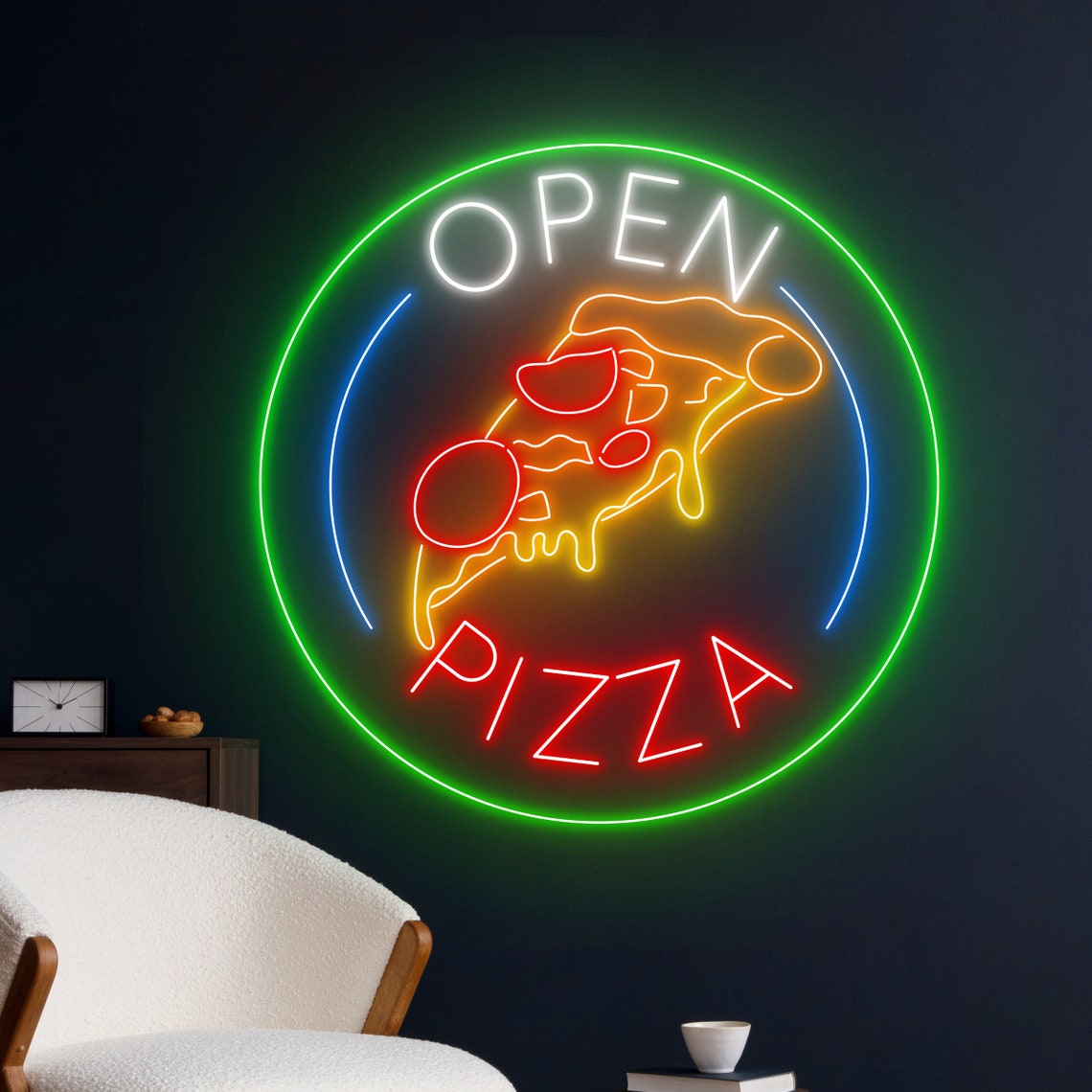 Pizza Open Restaurant Neon Sign, Pizza Neon Light, Pizza Led Light ...
