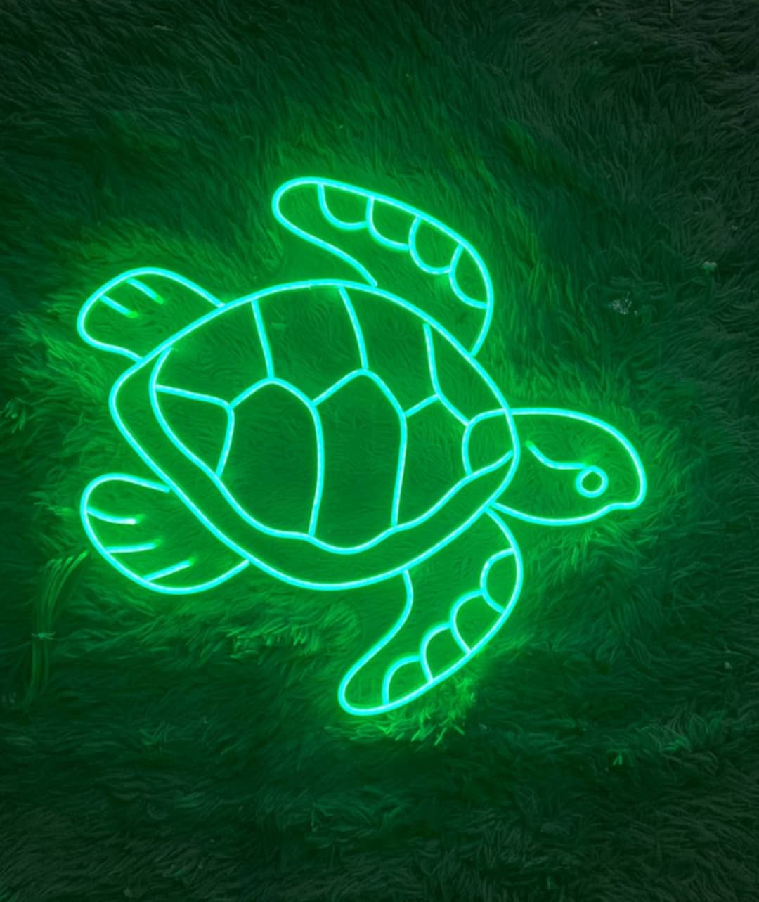 Turtle Led Sign, Turtle Neon Sign, Wall Decor, Underwater Animal Neon ...