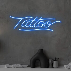 Tattoo Led Sign, Tattoo Neon Sign, Wall Decor, Bar Neon Sign, Custom ...