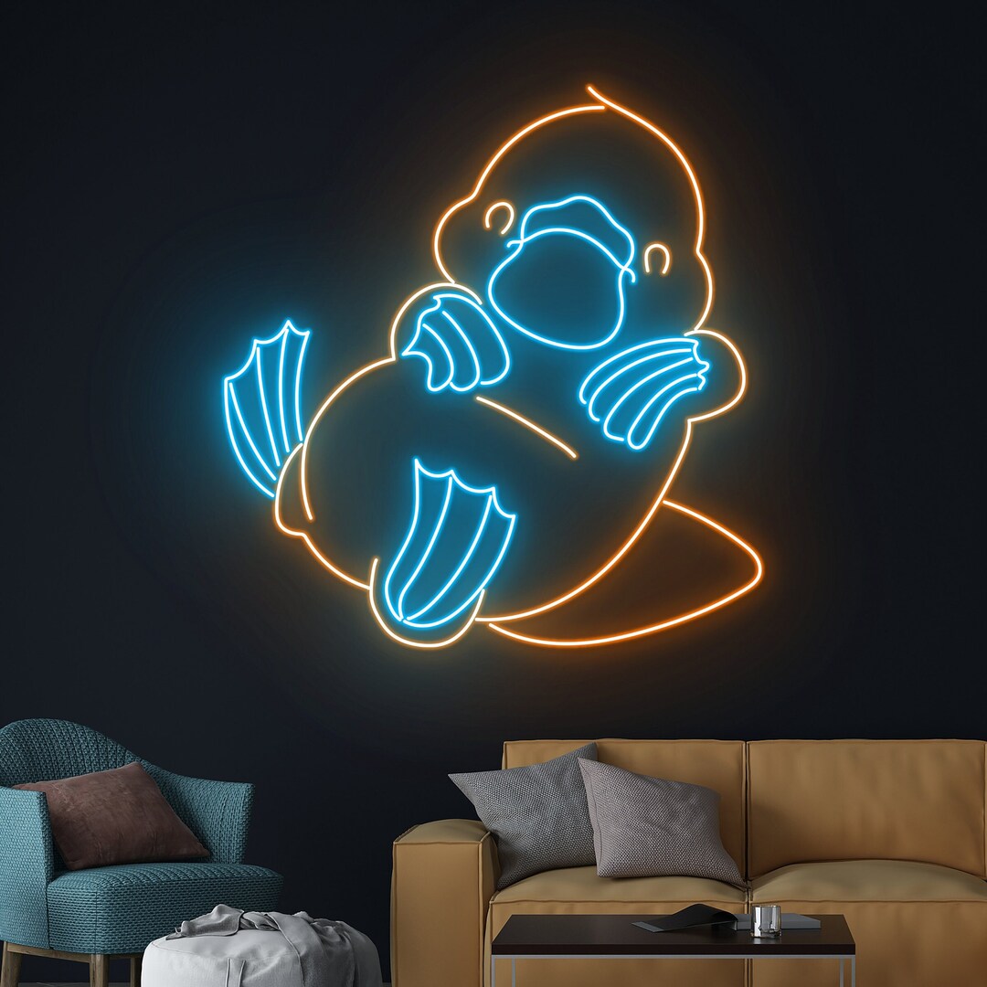 Platypus Neon Light, Platypus Led Light, Platypus Led Sign, Platypus ...