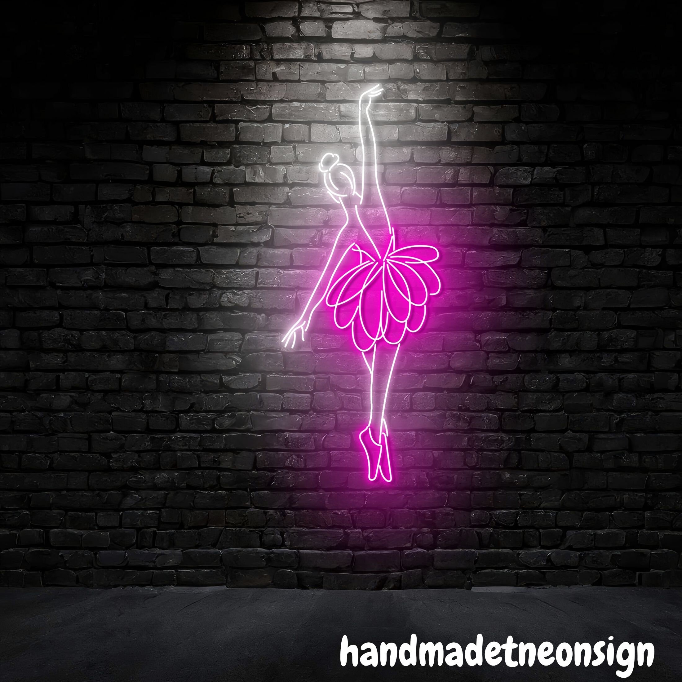 Ballerina Neon Sign, Ballet Led Sign, Ballet Dancer Neon Light, Dancing ...