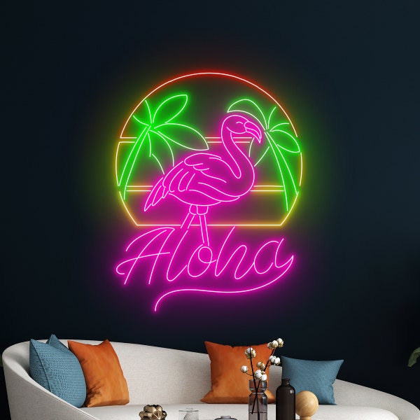 Aloha Neon Sign - Etsy