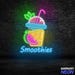 Smoothies Neon Sign for Wall Decor, Smoothies Led Light, Custom Neon ...
