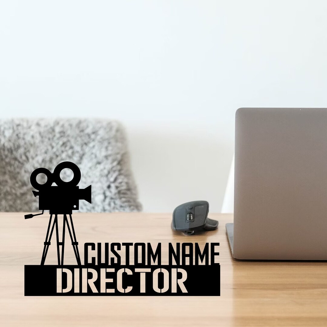 Custom Director Desk Name Plate, Director Metal Nameplate , Desk ...