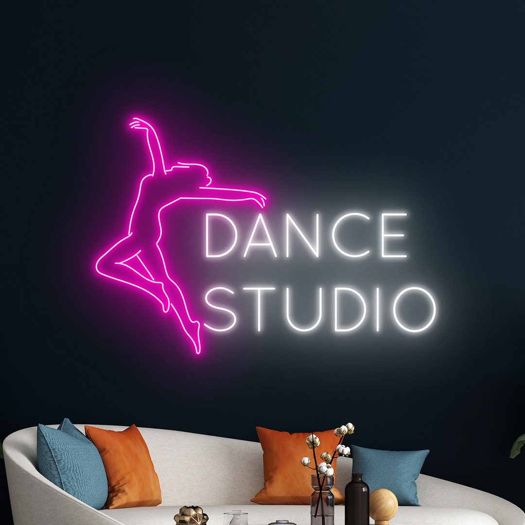 Dance Studio Neon Sign, Custom Dancer Led Sign, Custom Dancer LED ...
