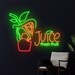 Juice Fresh Fruit Neon Sign, Juice LED Light, Fresh Fruit Neon Light ...