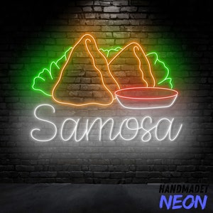 Samosa Neon Sign, Samosa India Led Sign, Samosa Led Light, Samosa India ...