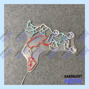 Wrestling Neon Sign, Wrestling Led Sign, Wrestling Led Light, Wrestling ...