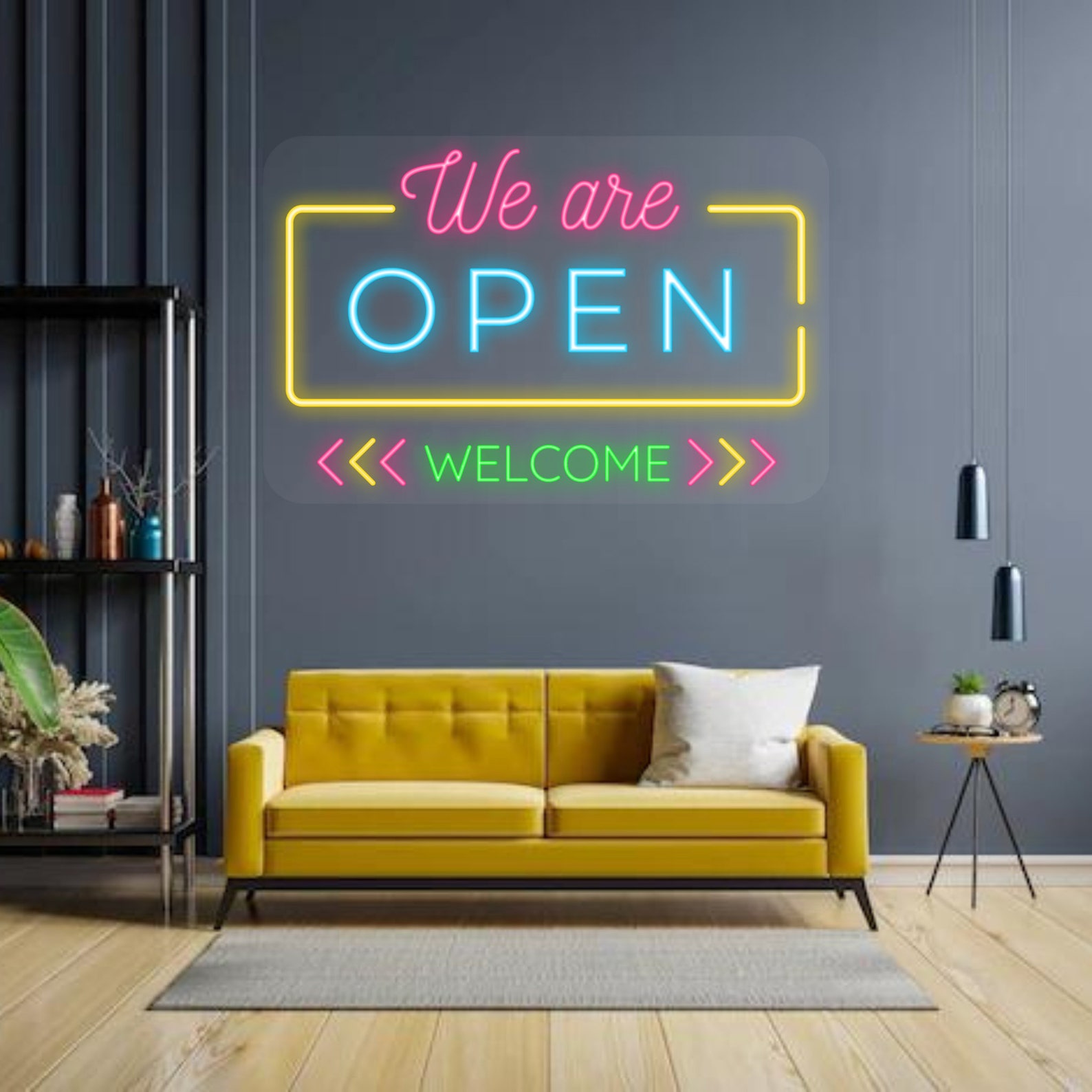 OPEN Neon Signs Handmade Custom LED Neon Sign, Open LED Sign Light Neon ...