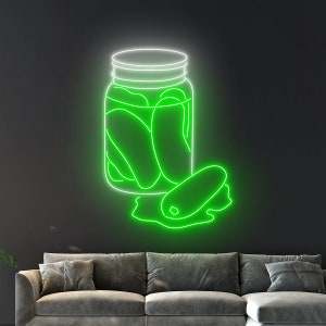 Pickle Neon Light, Pickle Neon Sign, Pickle Led Light, Custom Pickle ...