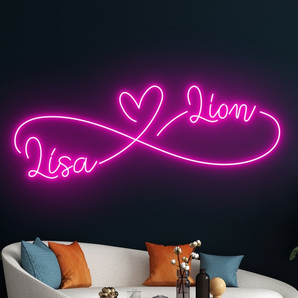 Couple Names Led Sign - Etsy