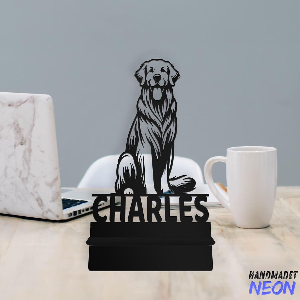 Custom Golden Retriever Dog Phone Stand, Dog Phone Holder, Dog Tablet ...