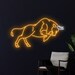 Bull Neon Sign, Bull Neon Light, Buffalo Led Sign, Buffalo LED Light ...