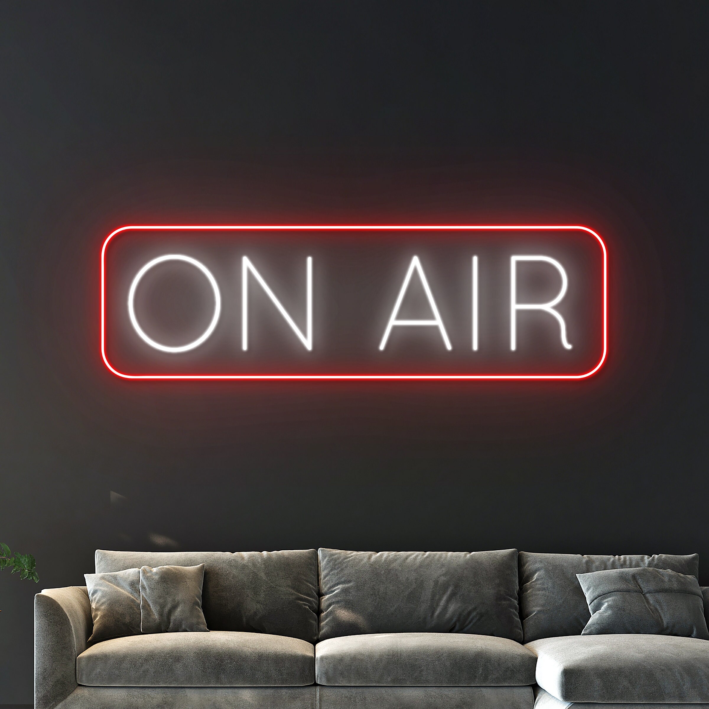 On Air Neon Sign, Record Studio Led Sign, Radio LED Light, Podcast Neon ...