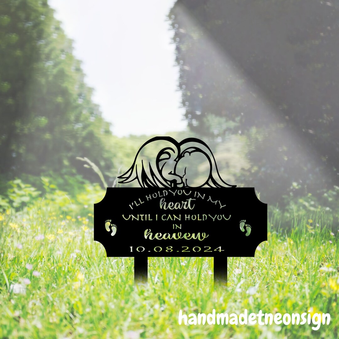 Custom Loss of Child Memorial Stake, Loss of Child Metal Stakes Sign ...