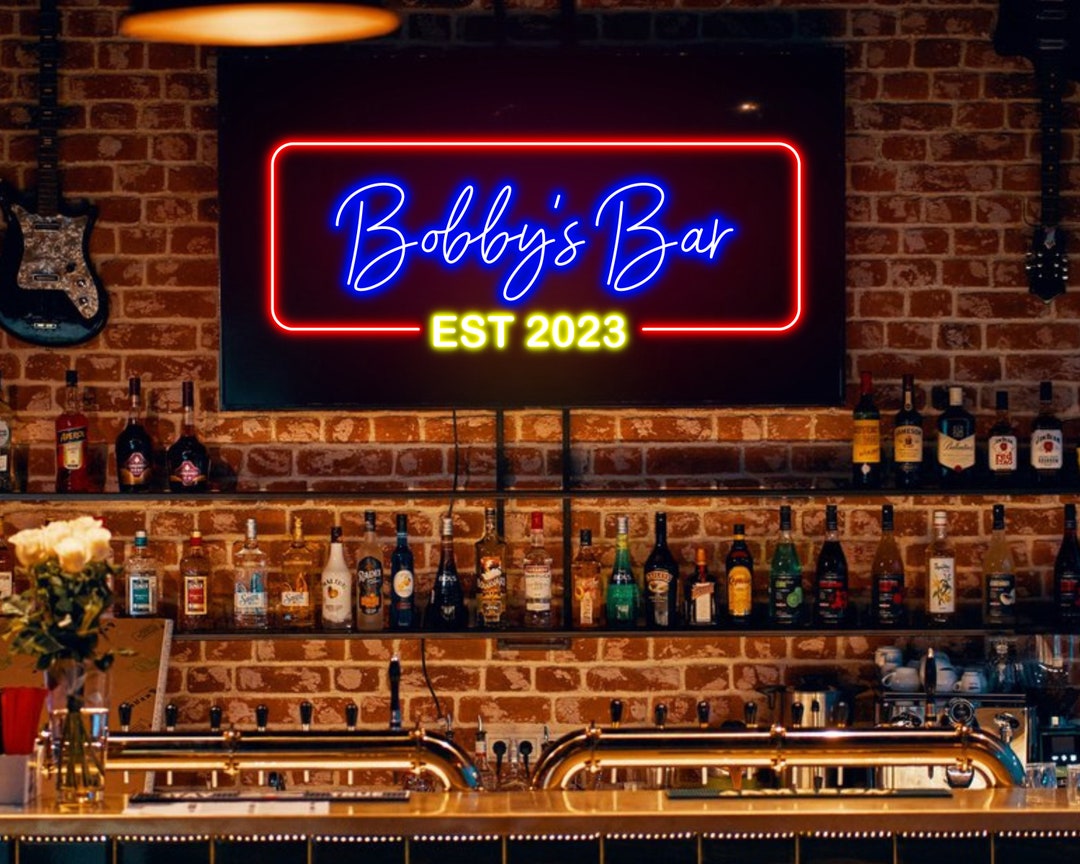 Neon Bar Sign for Home Bar Neon Sign, Custom Neon Sign Bar, Custom Neon ...